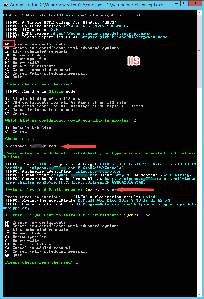 IPOCC with LetsEncrypt Certificates – IP Office Assistance